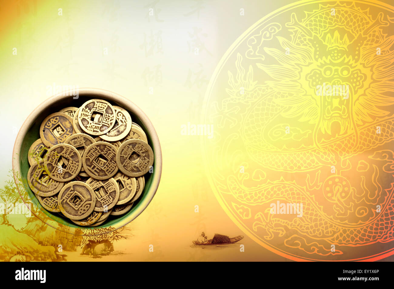 Chinese coin currency hi-res stock photography and images - Alamy