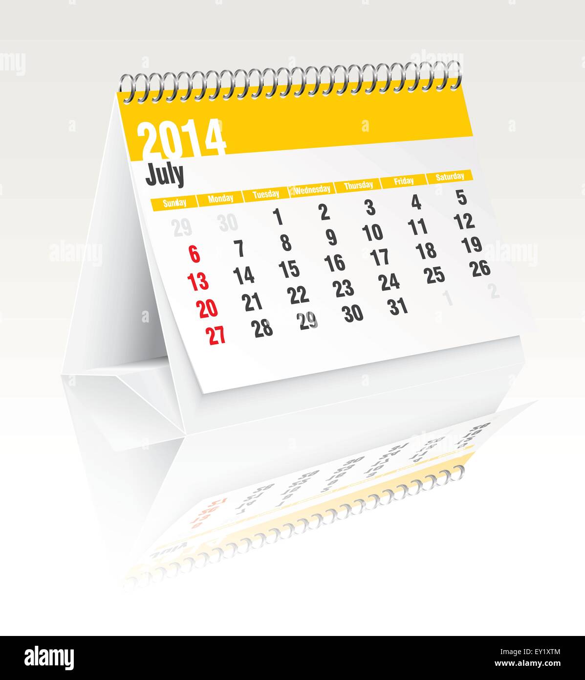 2014 calendar desk hi-res stock photography and images - Alamy