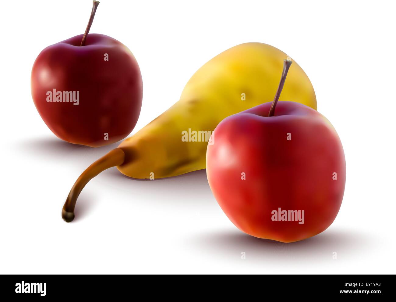 Pear sequence Cut Out Stock Images & Pictures - Alamy