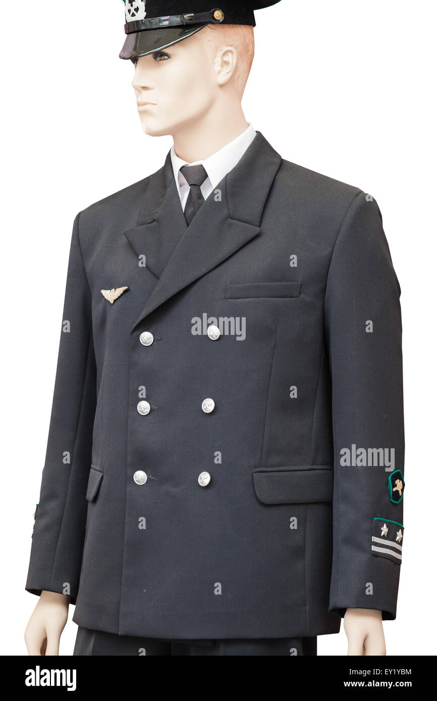 Mannequin in the old railway worker uniforms Stock Photo - Alamy