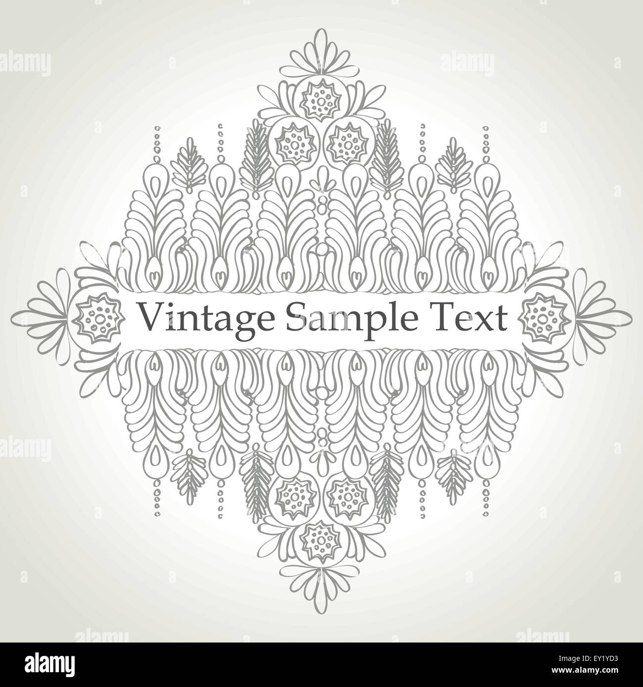 vintage frame design - vector illustration Stock Vector Image & Art - Alamy