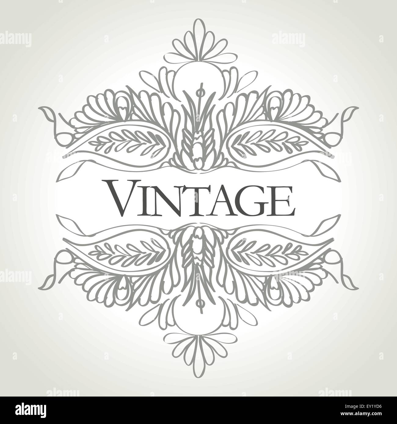 vintage frame design - vector illustration Stock Vector Image & Art - Alamy