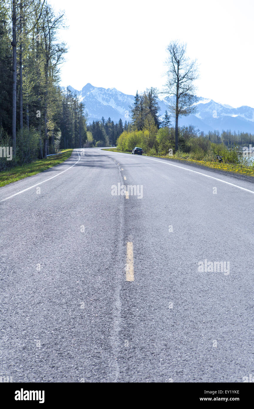 USA, Alaska, North America, Road Stock Photo - Alamy