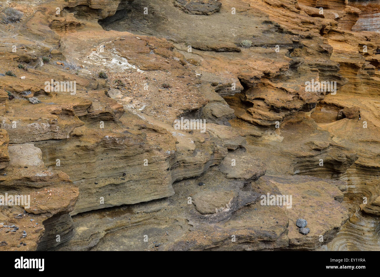 Volcanic Rock Basaltic Formation in Gran Canaria Stock Photo - Alamy