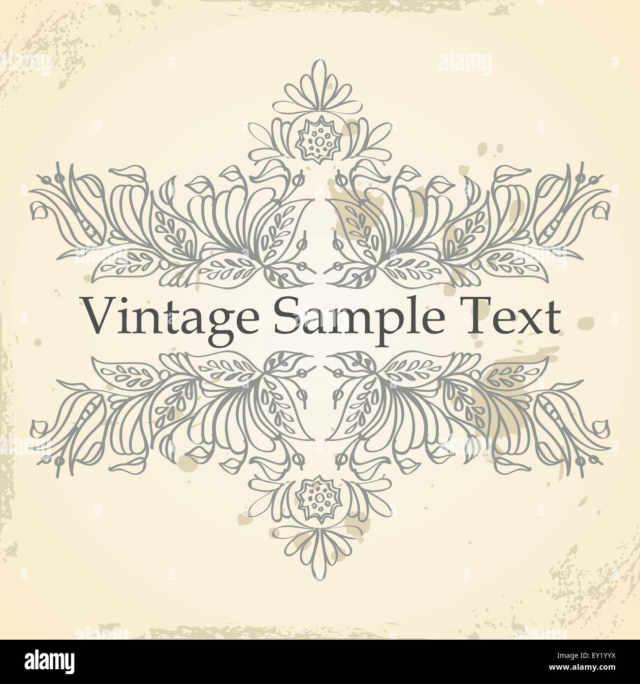 vintage frame design - vector illustration Stock Vector Image & Art - Alamy