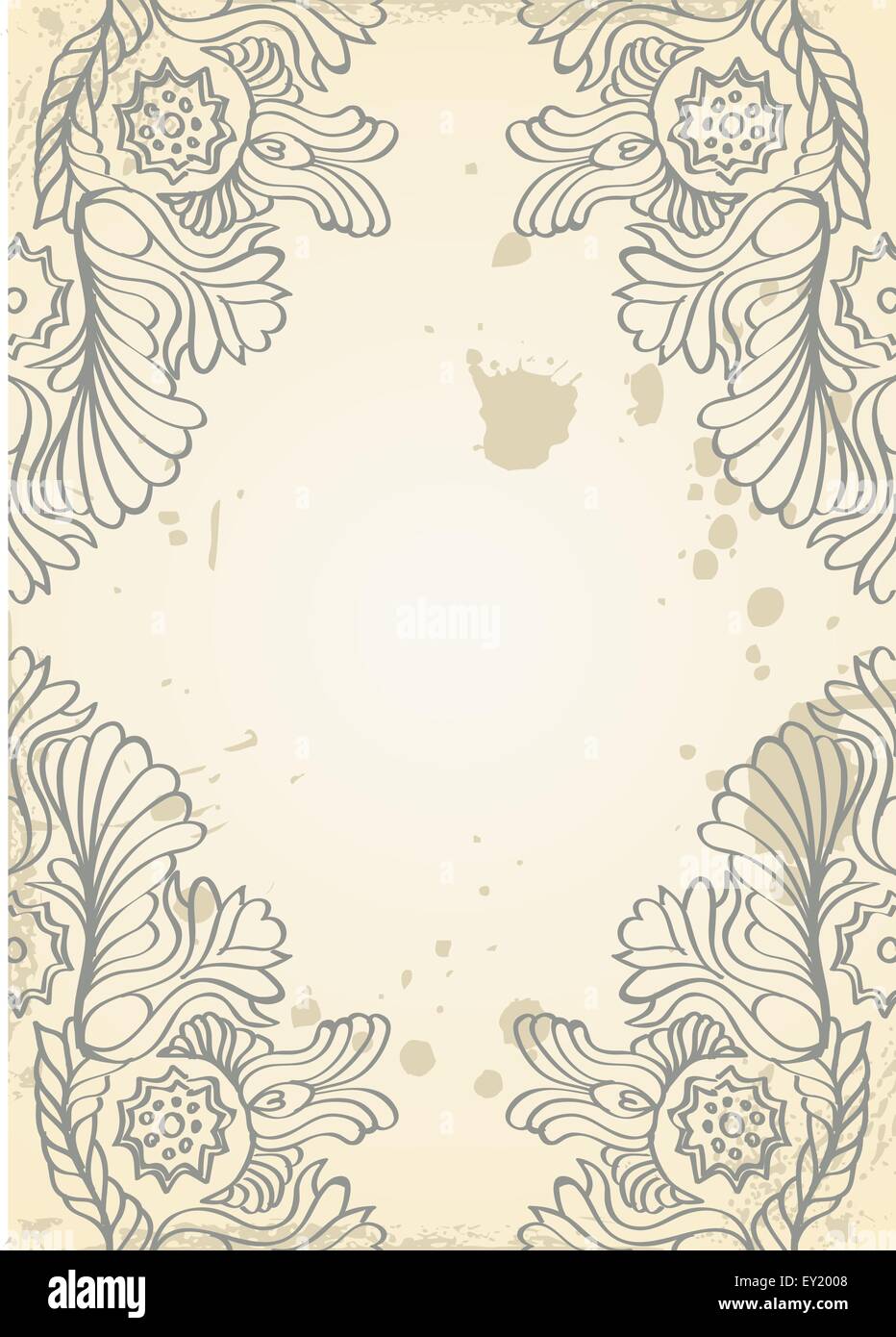 vintage frame design - vector illustration Stock Vector Image & Art - Alamy