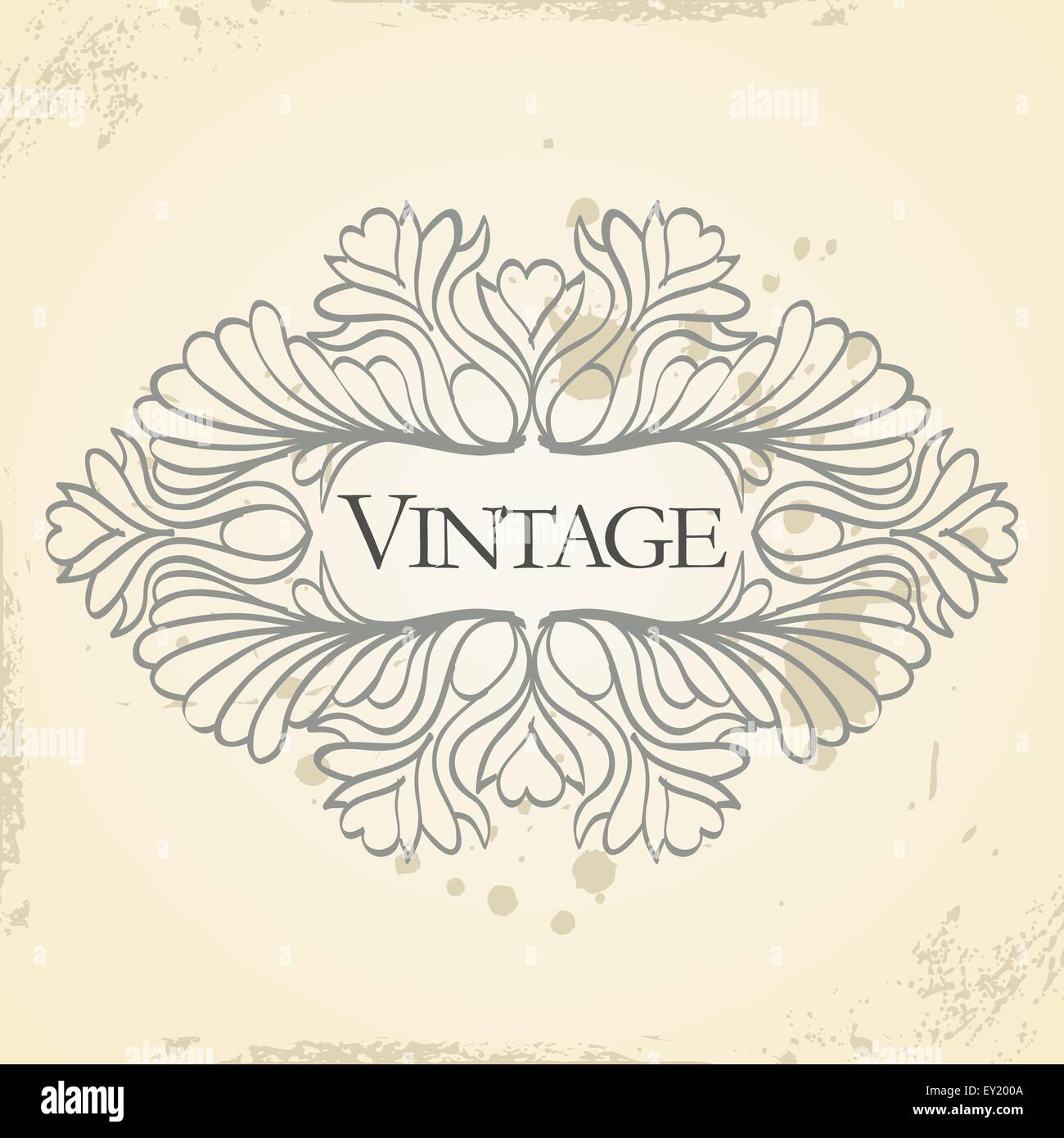 Vintage frame design hi-res stock photography and images - Alamy
