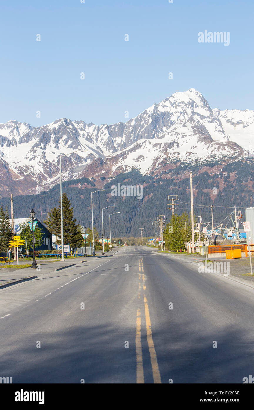 USA, Alaska, North America, Road Stock Photo - Alamy