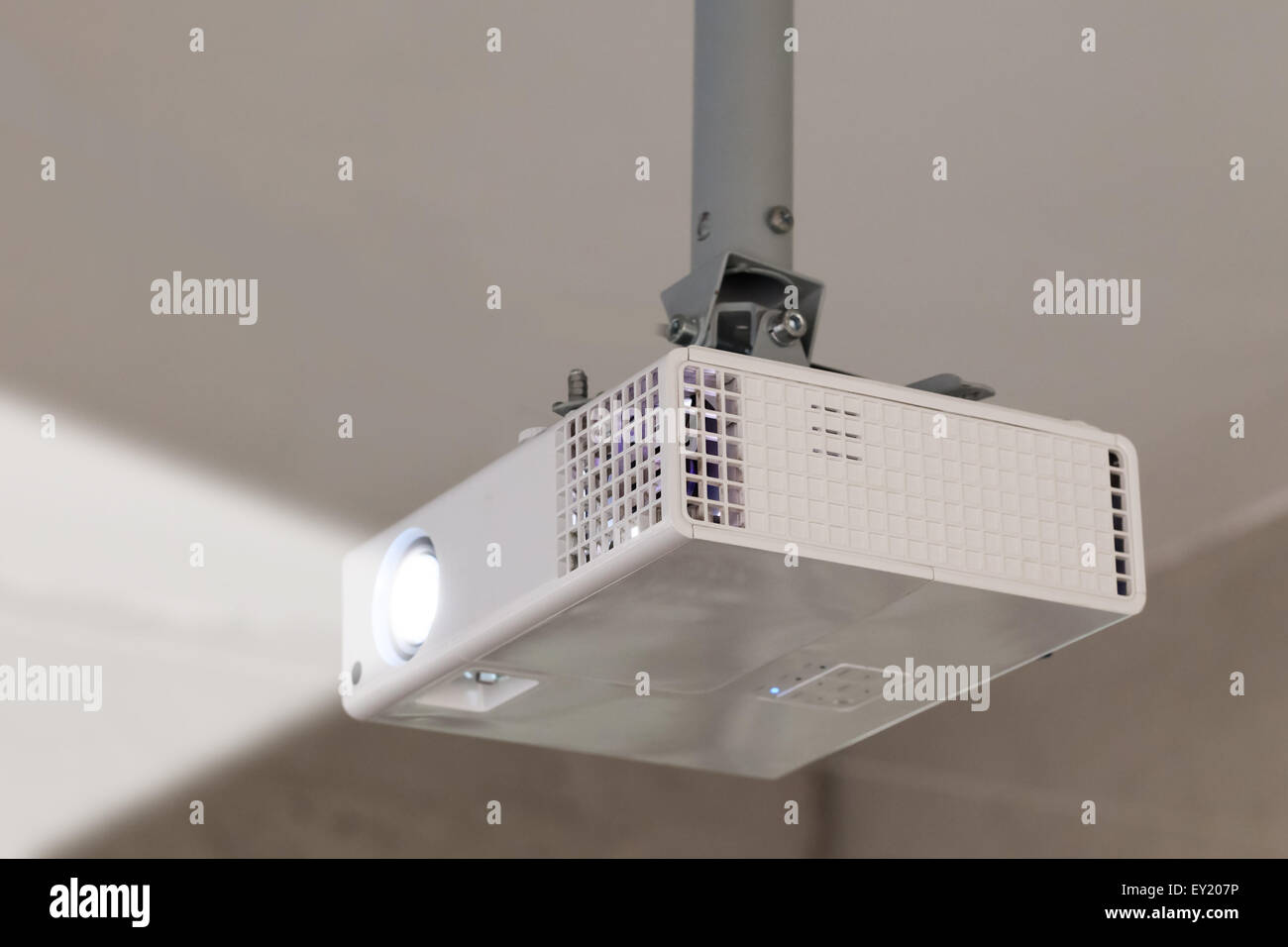 multimedia installation works hanging on the ceiling Stock Photo - Alamy