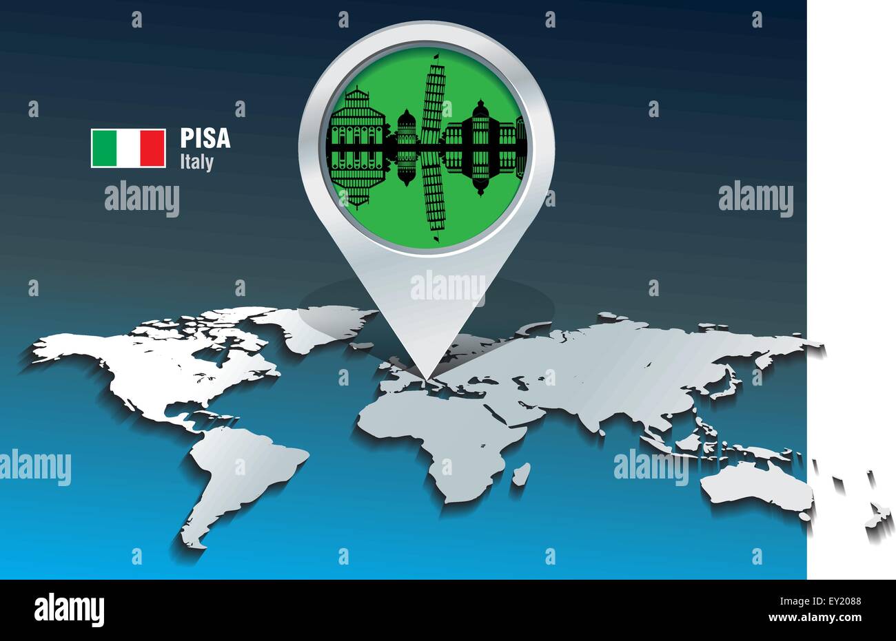Map of pisa hi-res stock photography and images - Alamy
