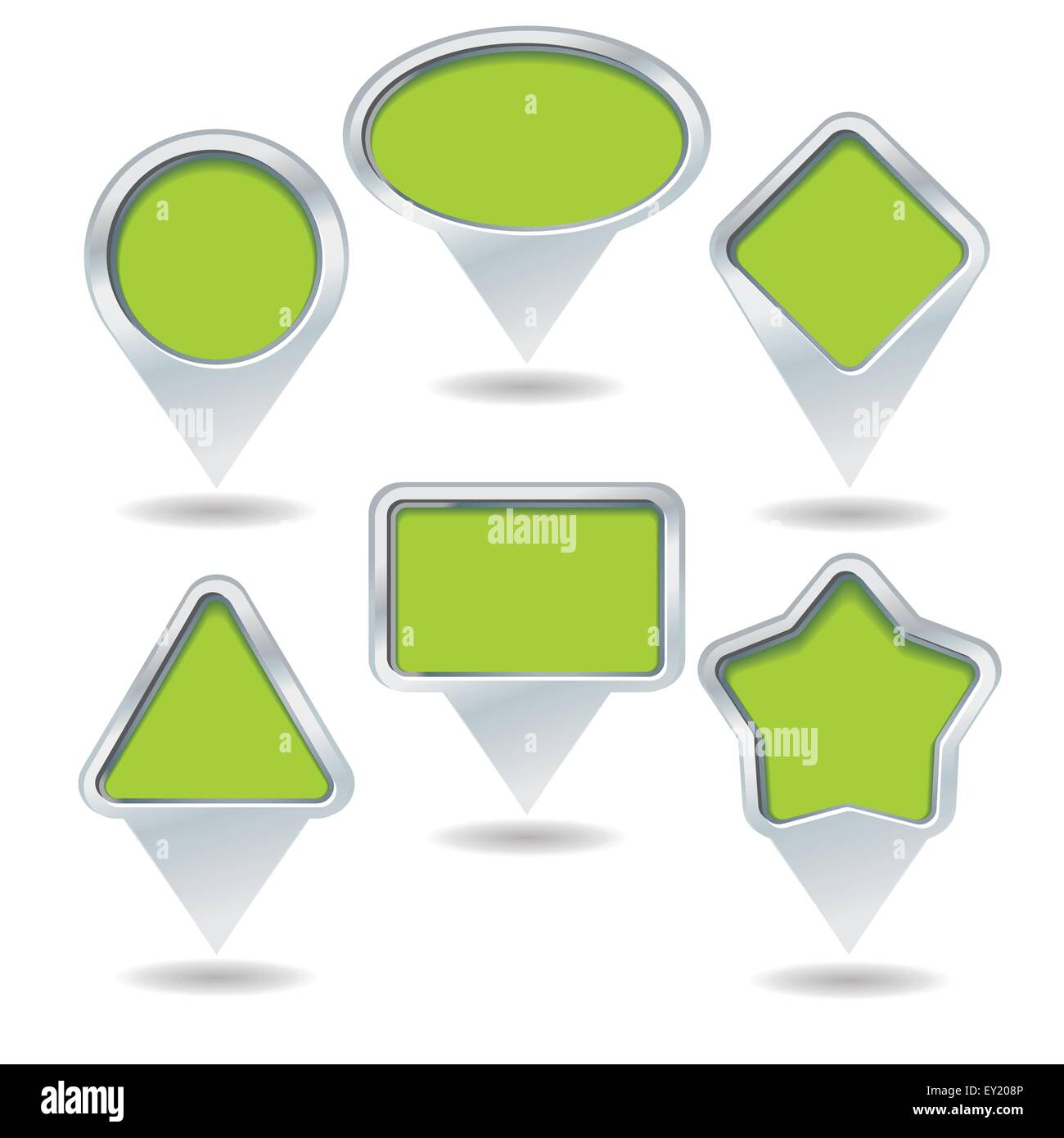 map pin collection - vector illustration Stock Vector Image & Art - Alamy