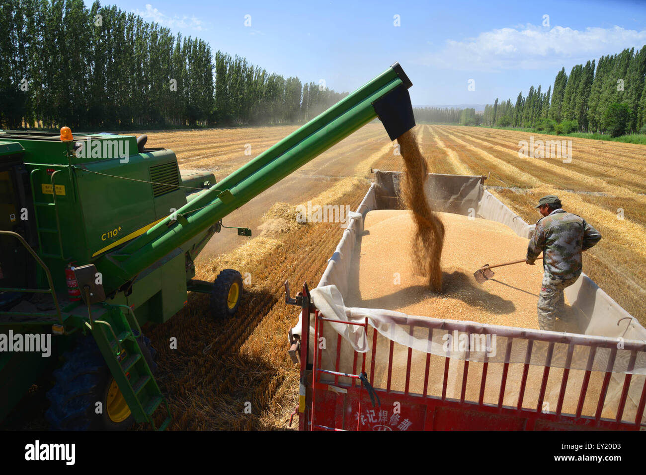 Bayingolin, China's Xinjiang Uygur Autonomous Region. 20th July, 2015 ...