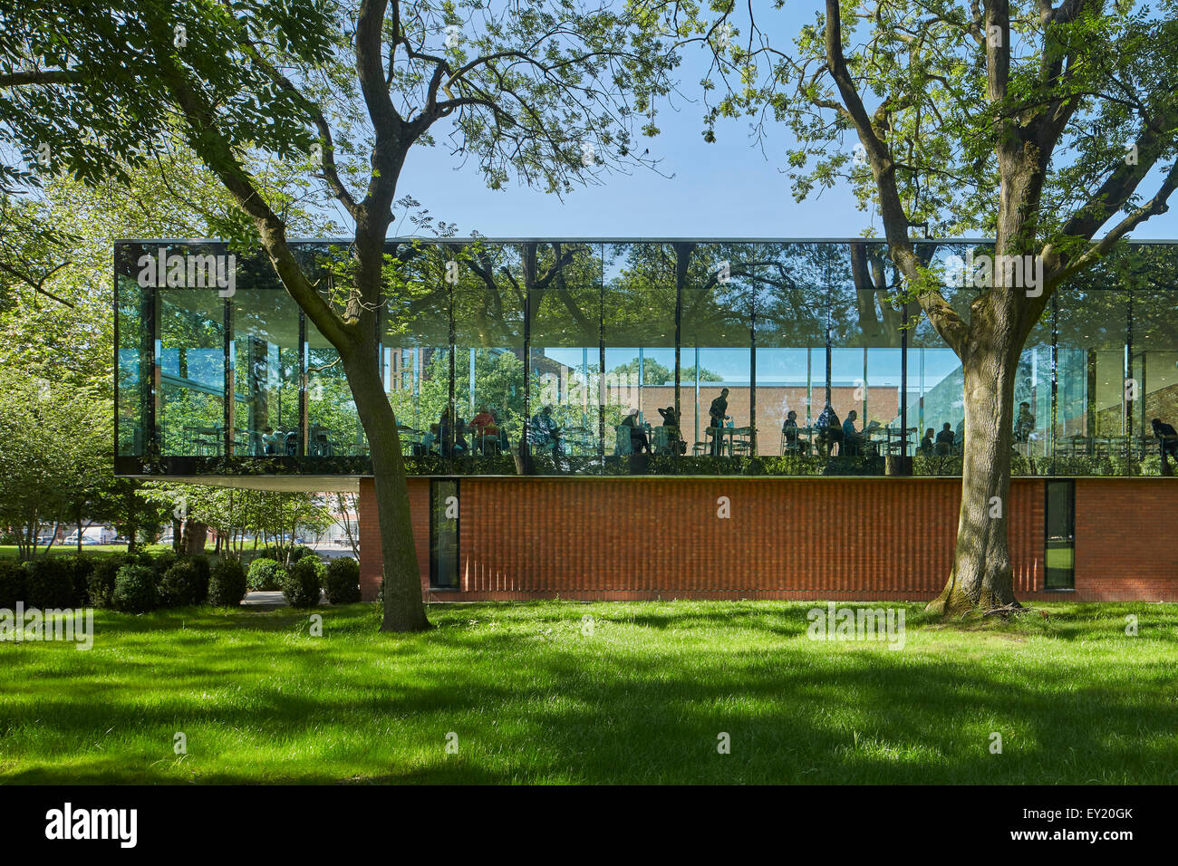 Cafe. Whitworth Art Gallery, Manchester, United Kingdom. Architect ...