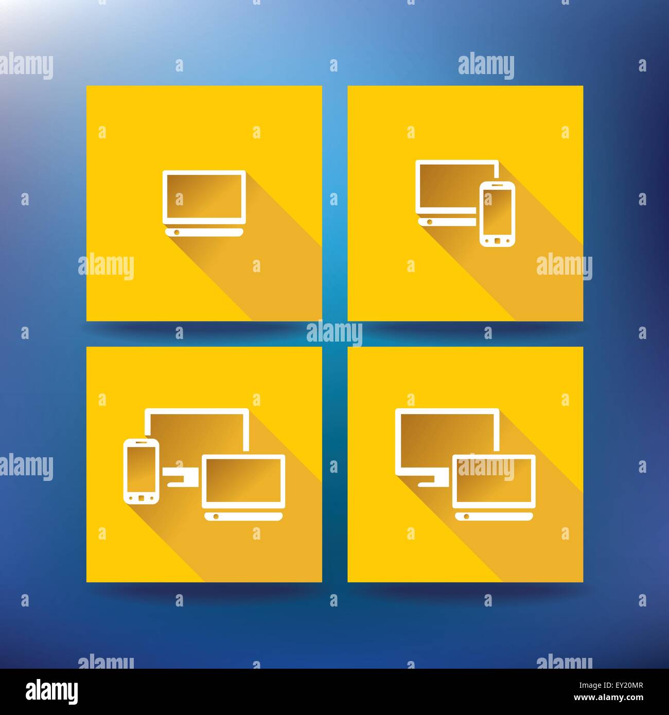 Internet service provider icons, eps 10 - vector illustration Stock ...