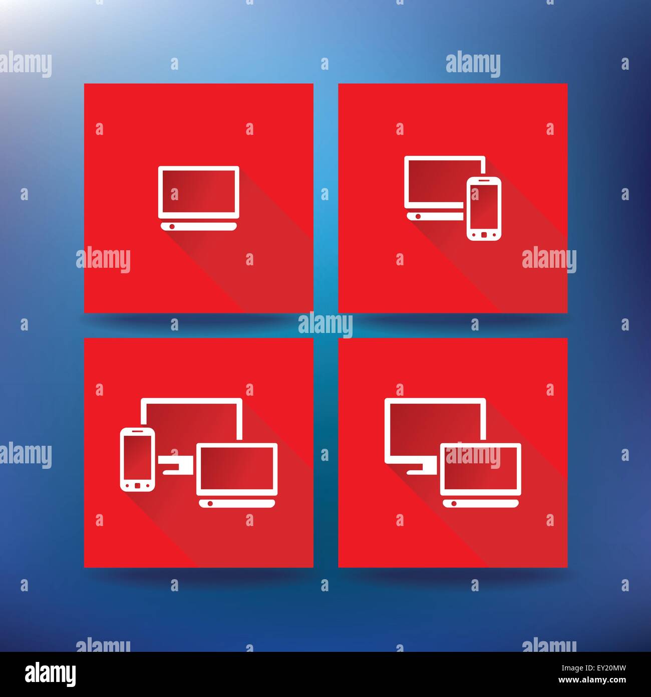 Internet service provider icons, eps 10 - vector illustration Stock ...