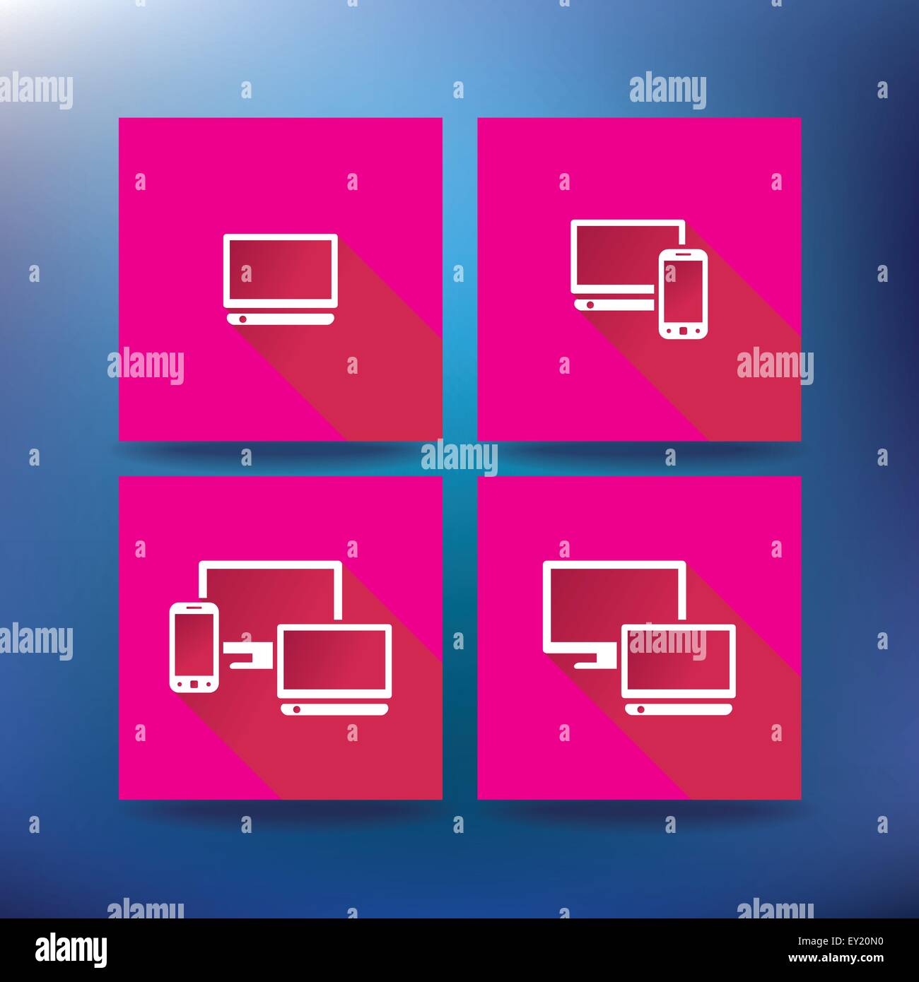 Internet service provider icons, eps 10 - vector illustration Stock ...