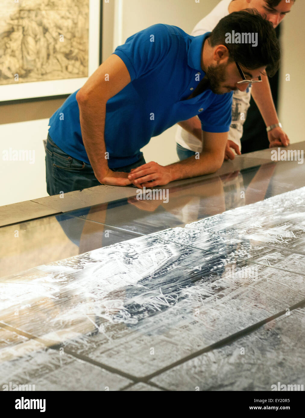 Museo Correr: Jacopo de'Barbari's map of Venice with wood carving ...