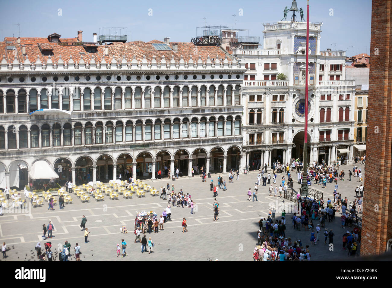 Museo Correr, Venice on May 18, 2015. View from the window on the St ...