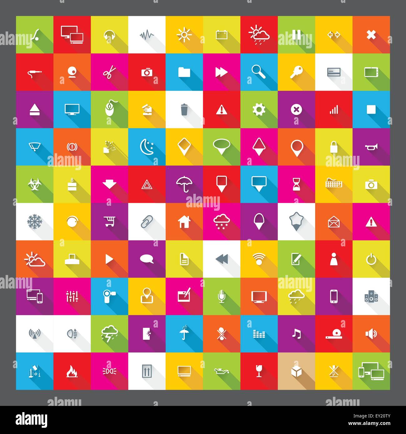 Popular video icon black Stock Vector Images - Alamy