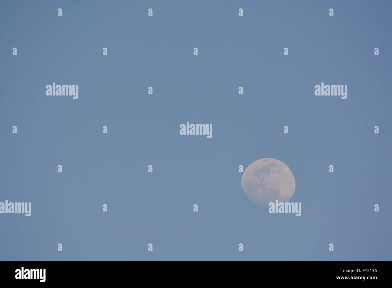 Almost Full Moon Stock Photo - Alamy