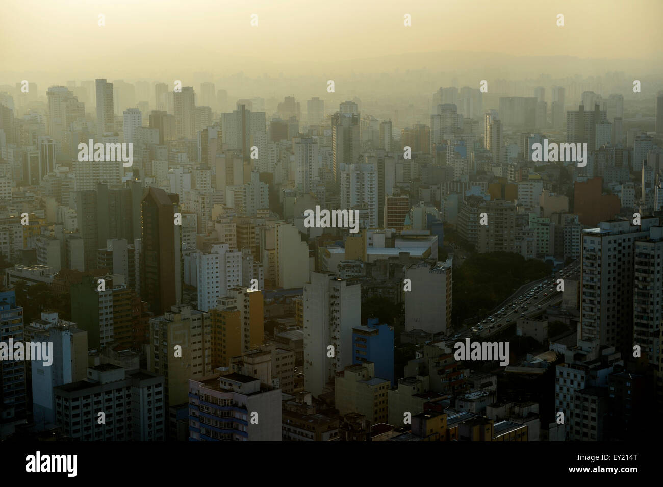 Cityscape with skyscrapers, São Paulo, Brazil Stock Photo - Alamy