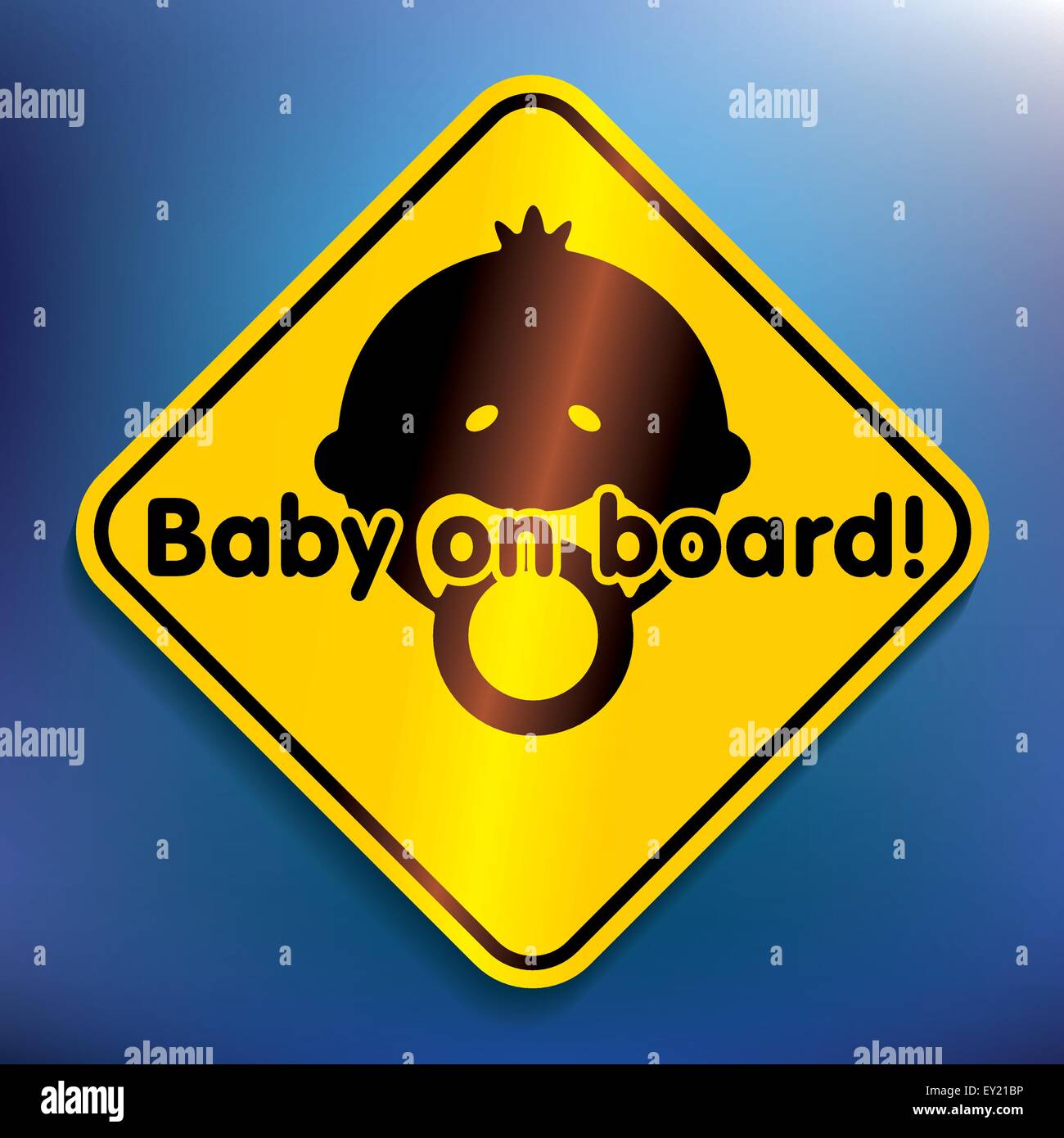Baby on board sticker hi-res stock photography and images - Alamy