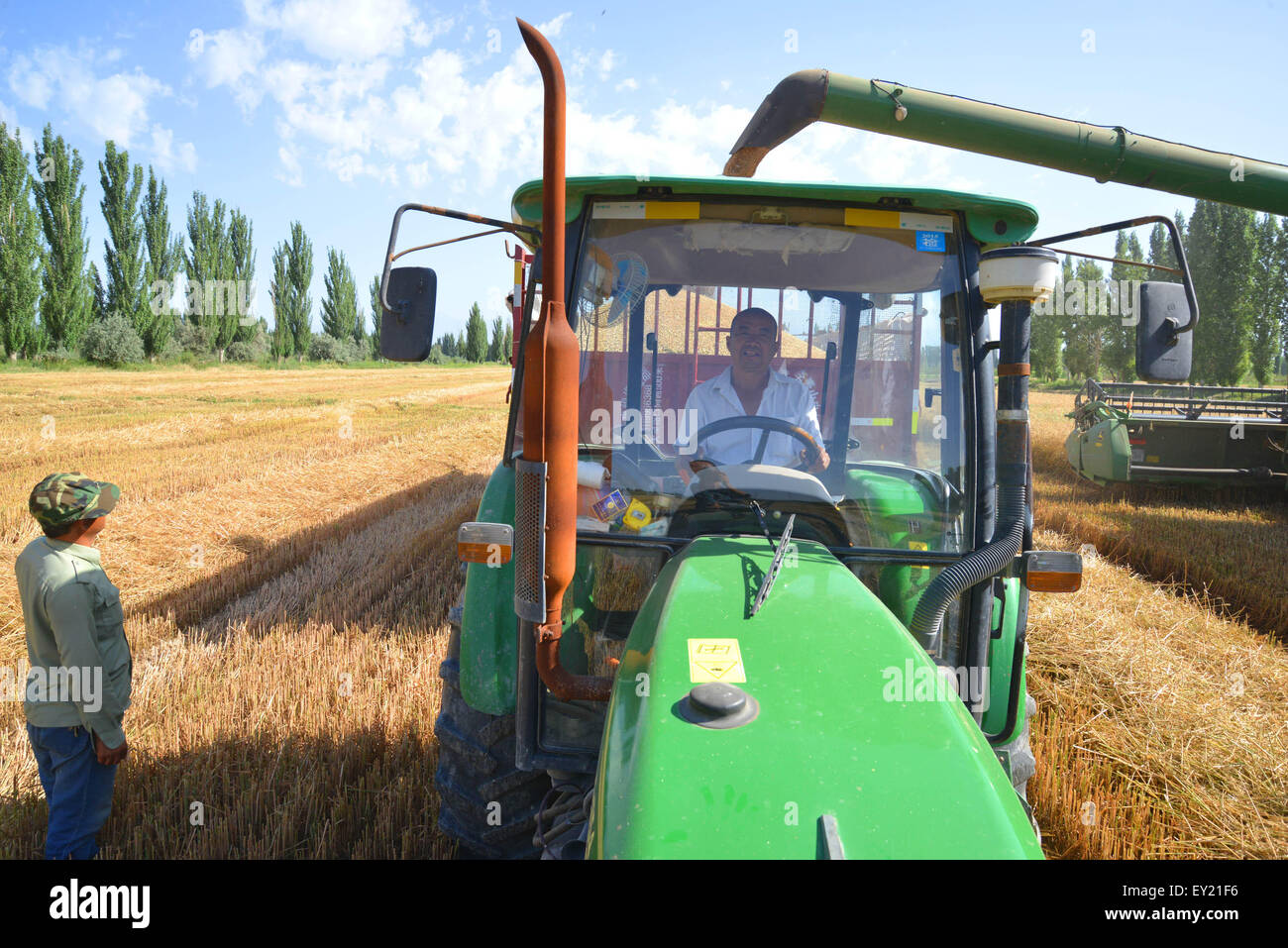 Bayingolin, China's Xinjiang Uygur Autonomous Region. 20th July, 2015 ...