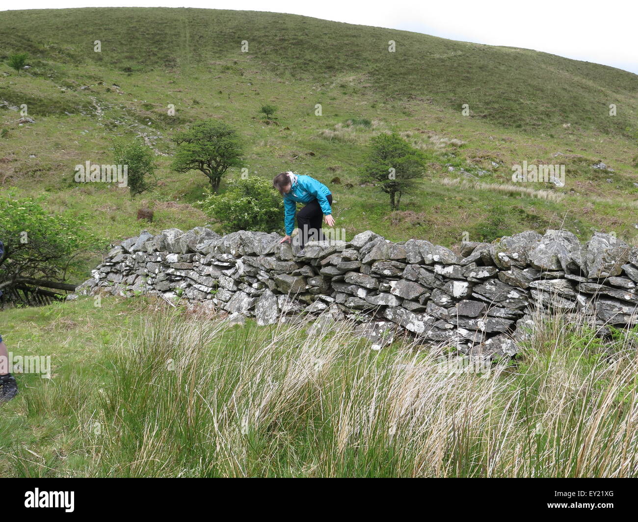 Exmoor national park and hikers hi-res stock photography and images - Alamy