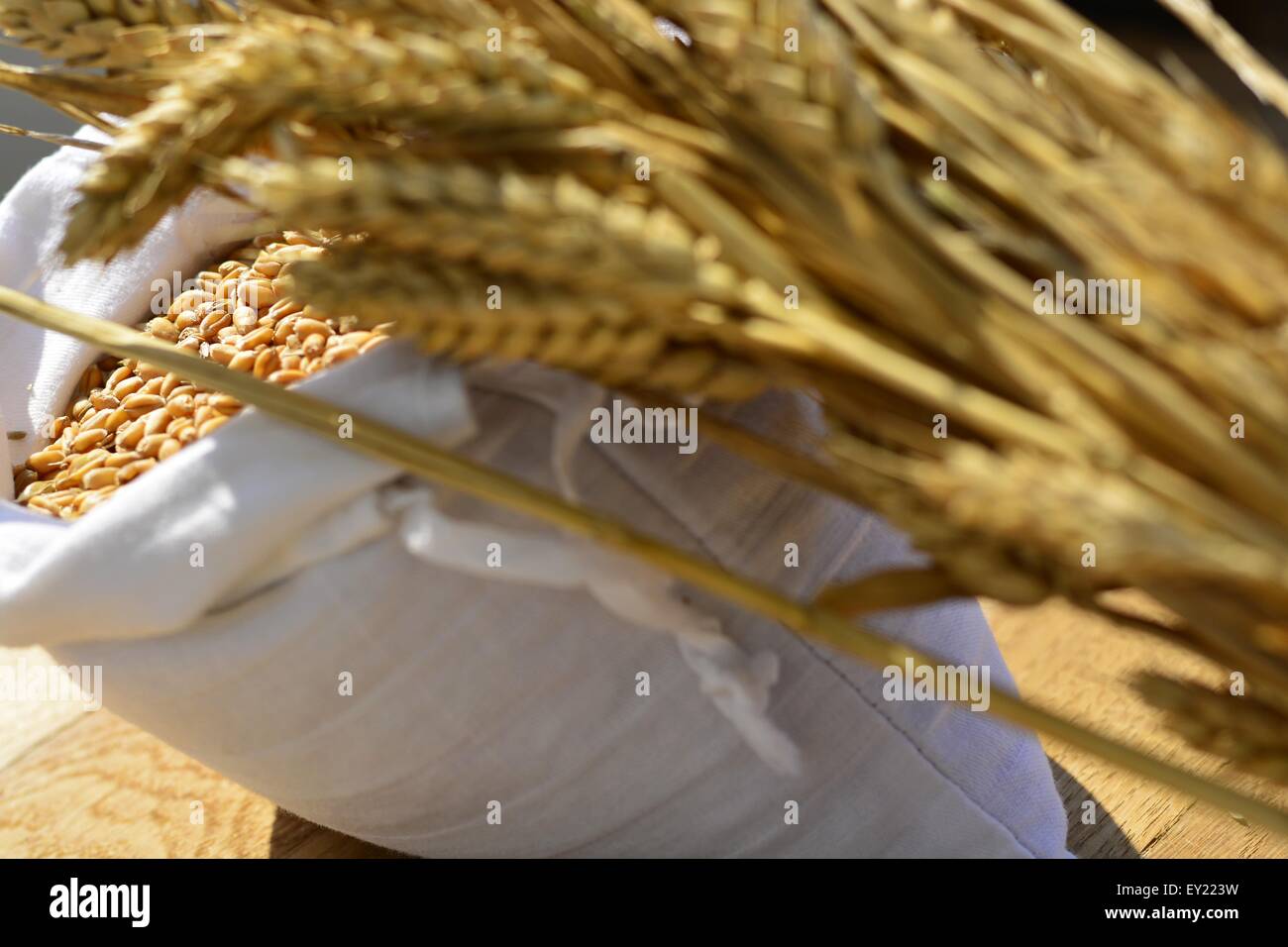 Bundle of wheat Stock Photo - Alamy