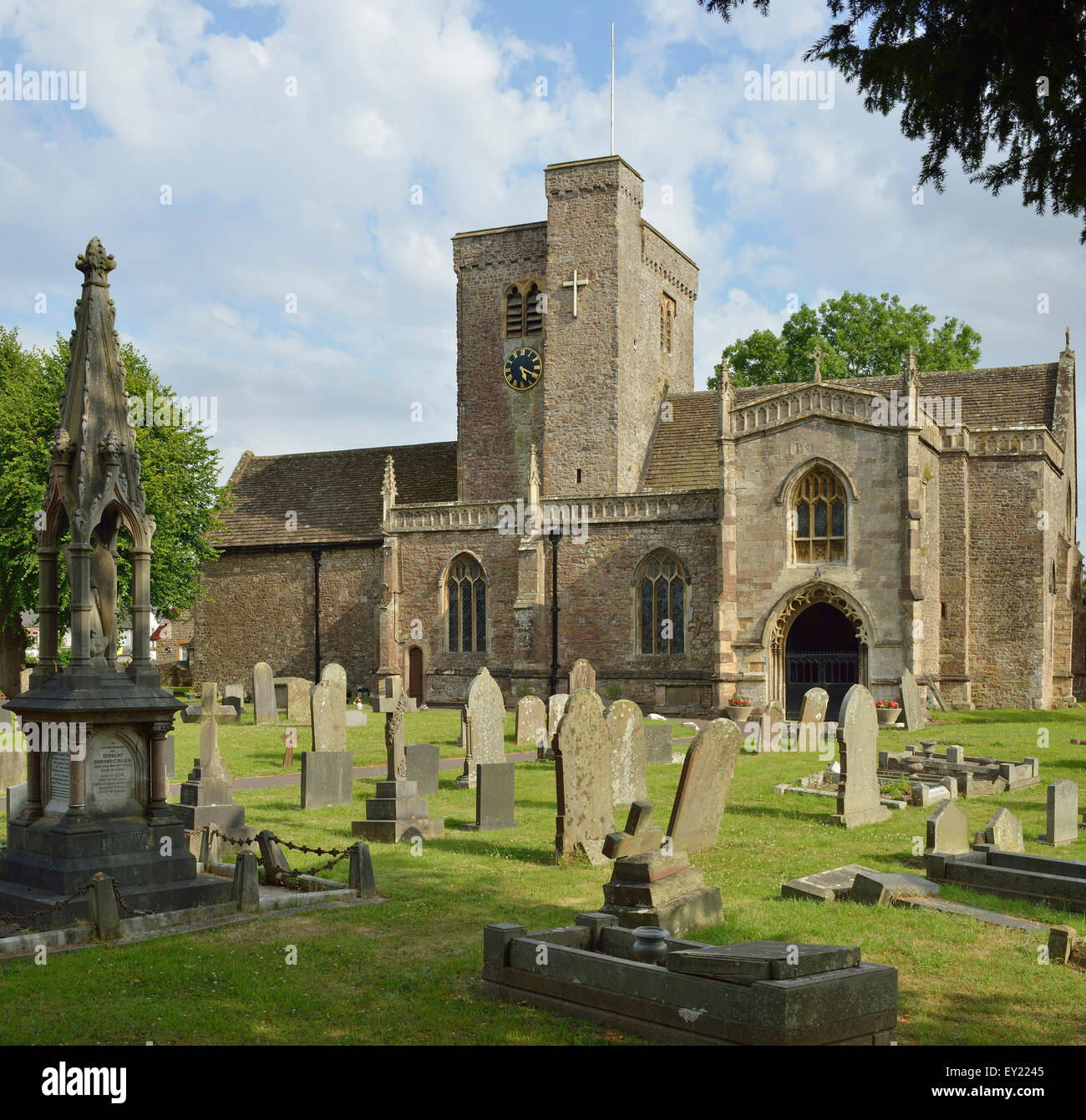 St. Mary the Virgin Church, Magor, Monmouthshire, Wales Stock Photo - Alamy