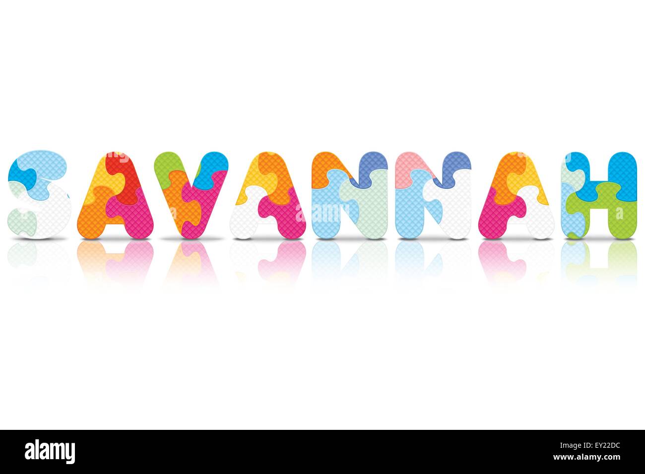 Savannah word hi-res stock photography and images - Alamy