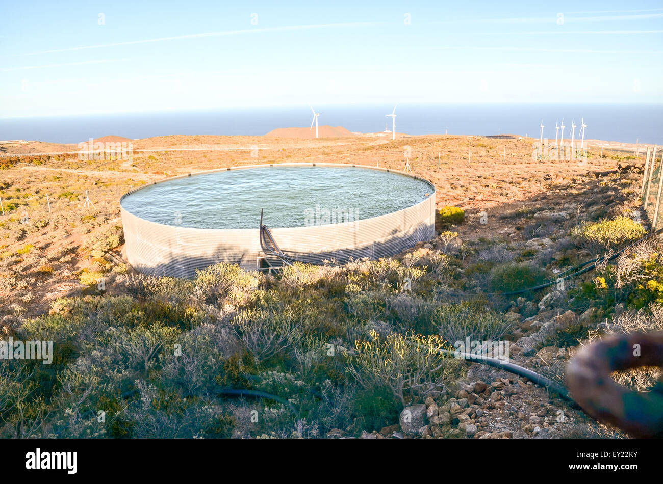 Round Water Pond Stock Photo - Alamy