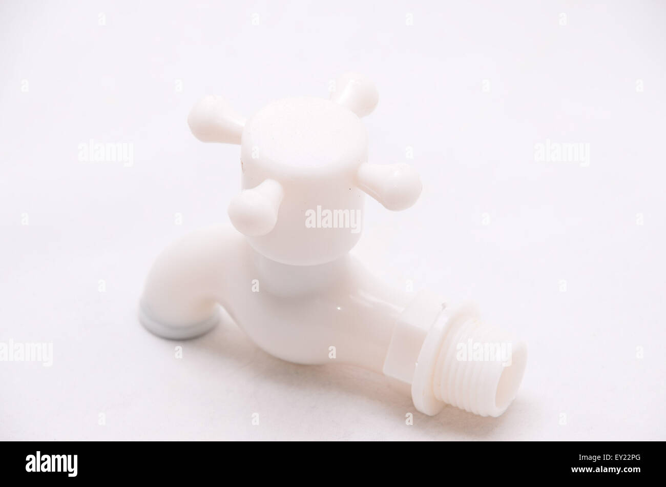 PVC Plastic Water Faucet Stock Photo - Alamy