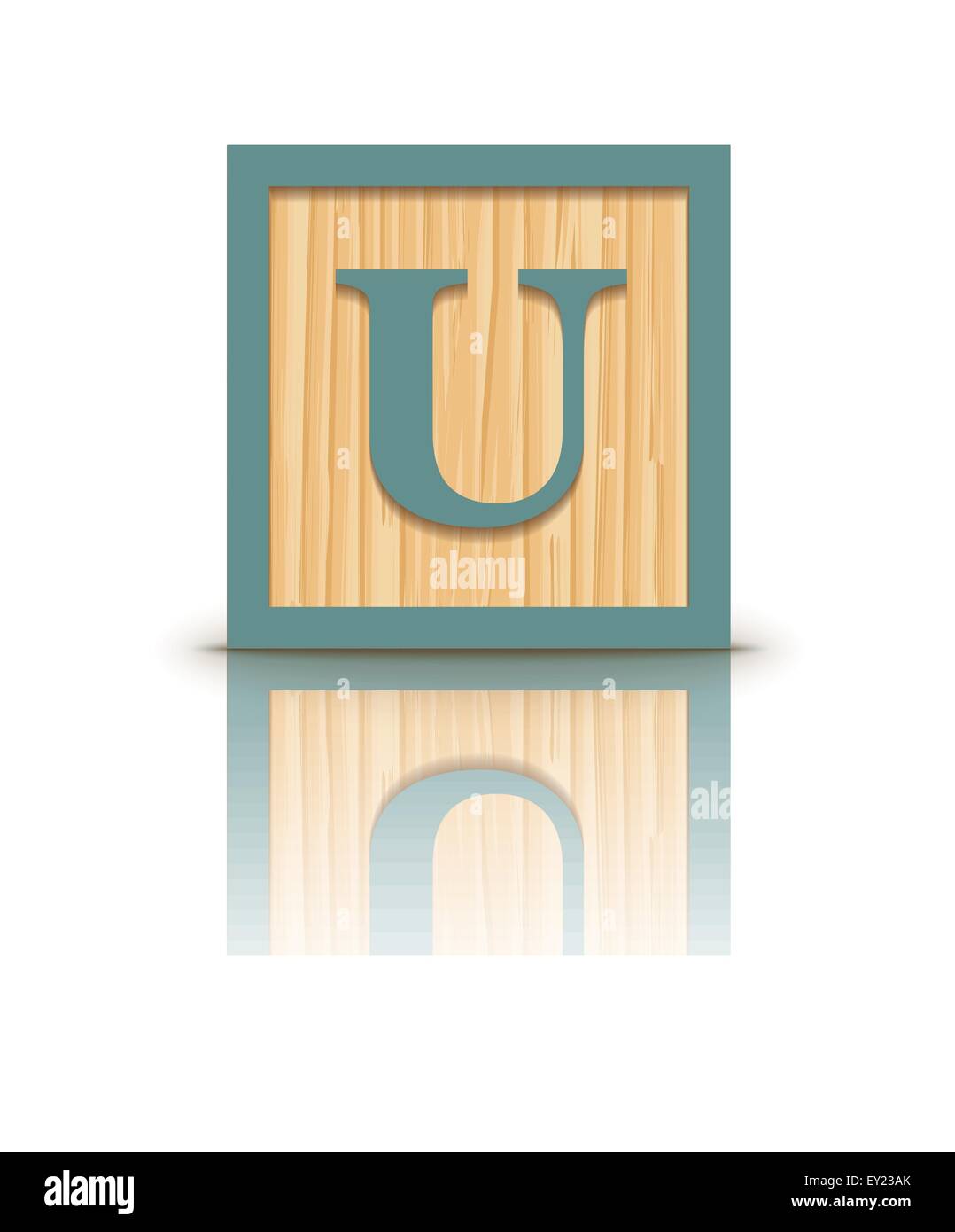 U letter block hi-res stock photography and images - Alamy