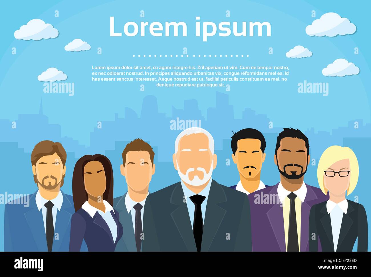 Senior group leader Stock Vector Images - Alamy