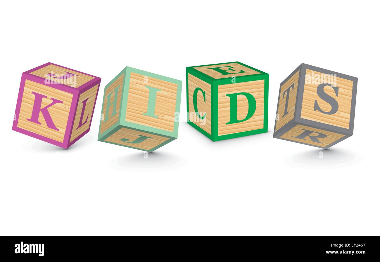 Kids alphabet blocks hi-res stock photography and images - Alamy