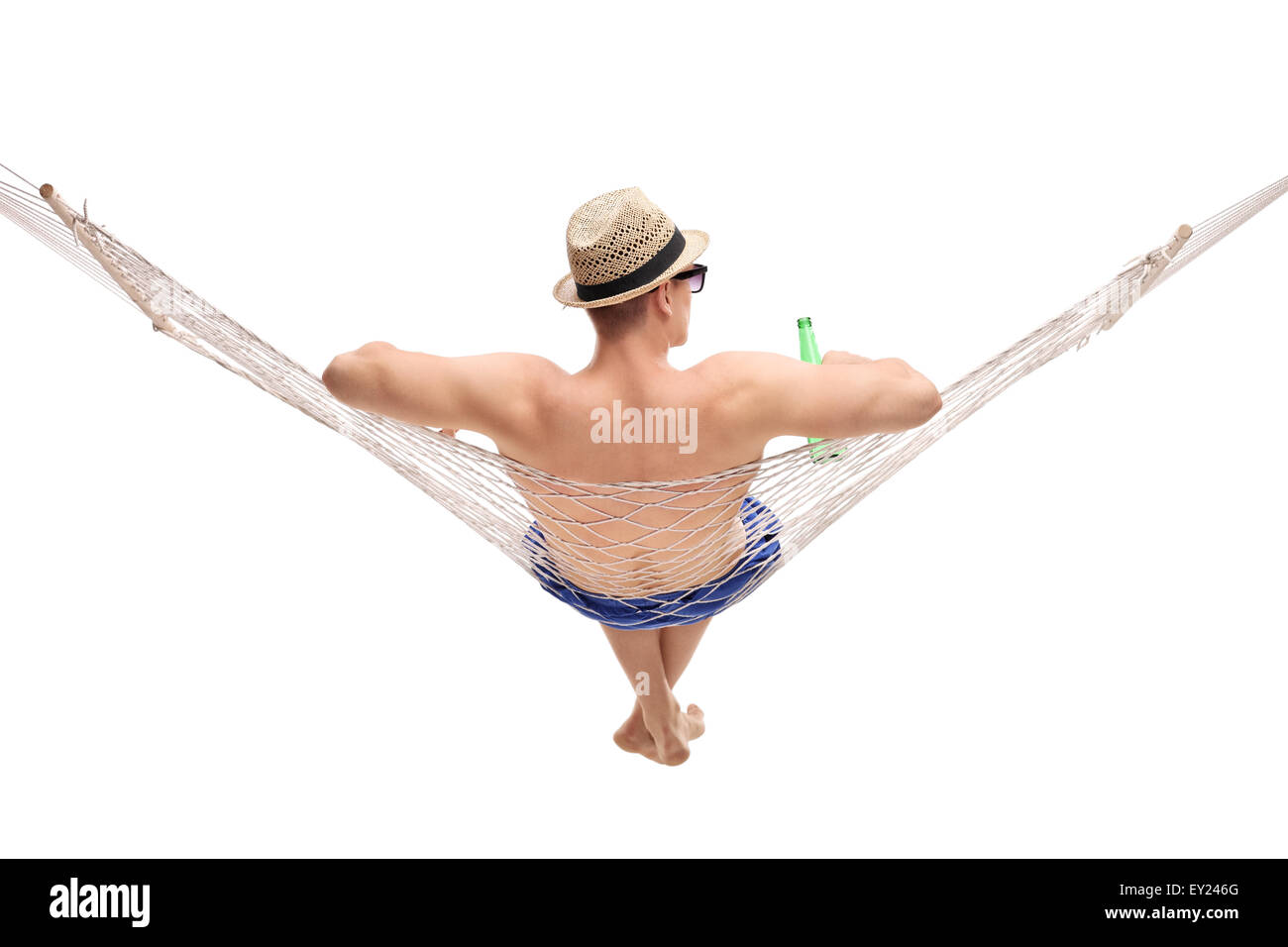 Back view man enjoying Cut Out Stock Images & Pictures - Alamy