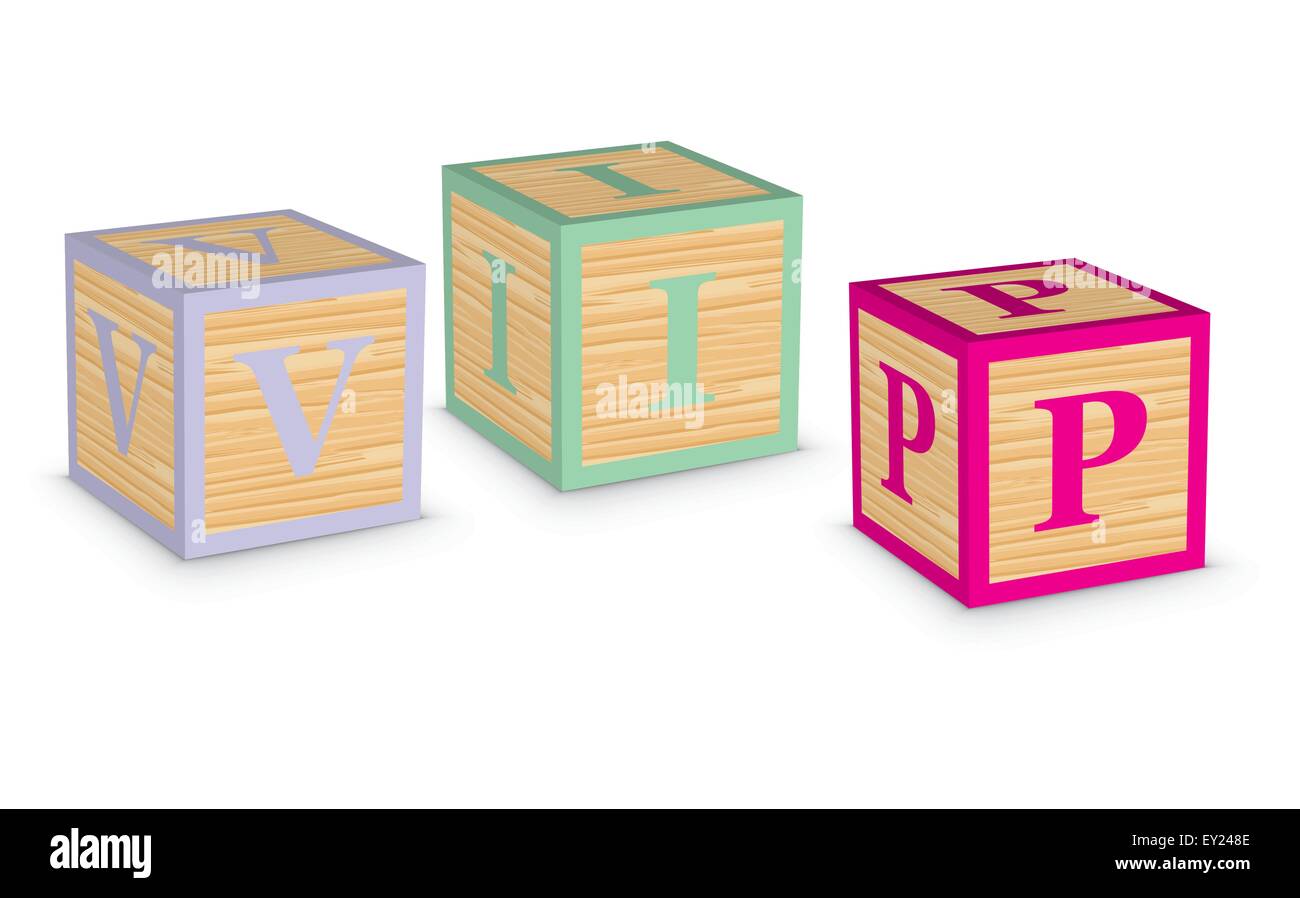 Vip alphabet Stock Vector Images - Alamy