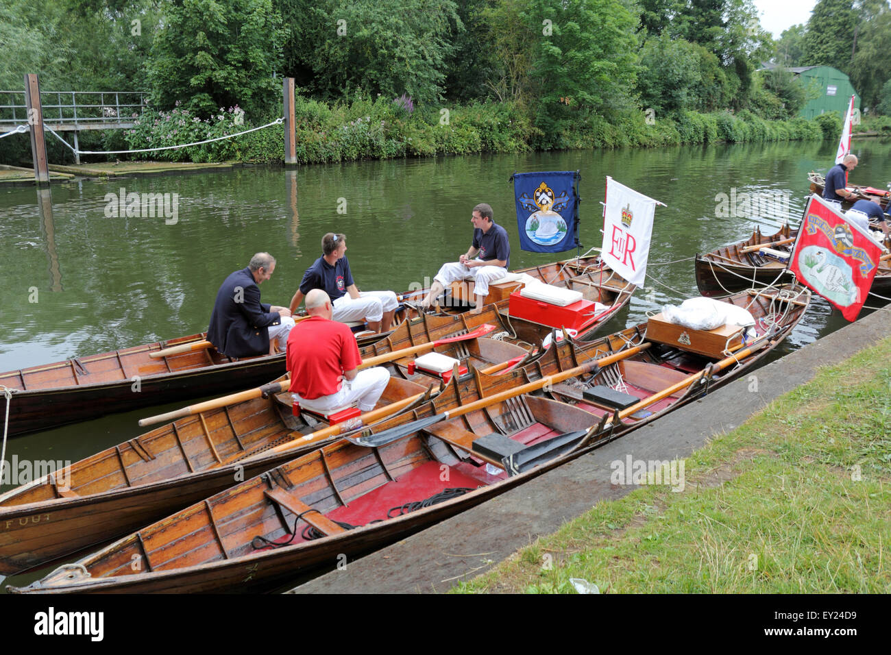 Walton-on-Thames, Surrey, UK. 20th July, 2015. The First Day of Swan ...