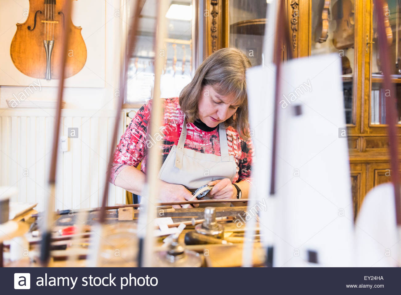 Violin Work Maker Wood Stock Photos & Violin Work Maker Wood Stock ...