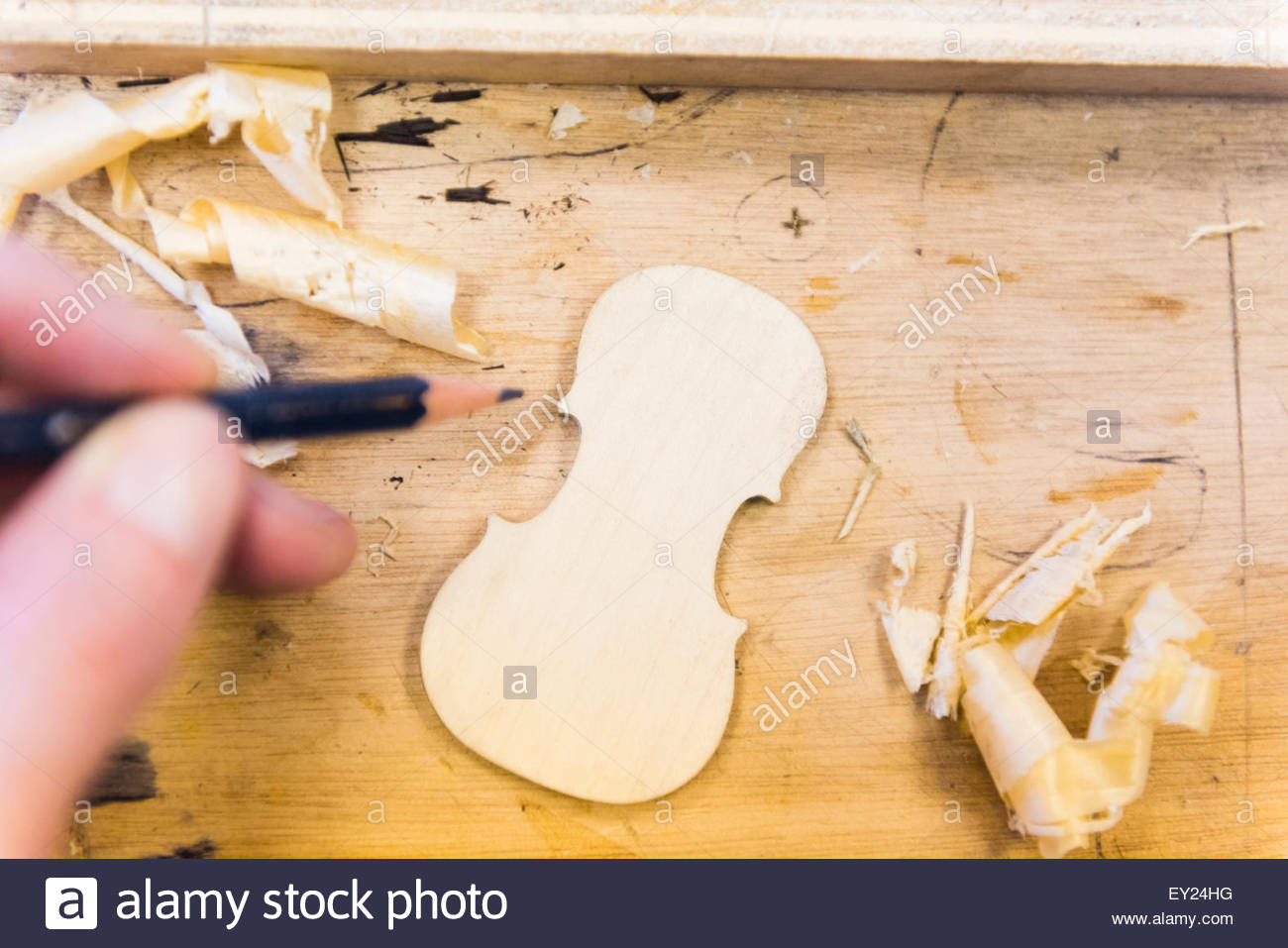 Violin Work Maker Wood Stock Photos & Violin Work Maker Wood Stock ...