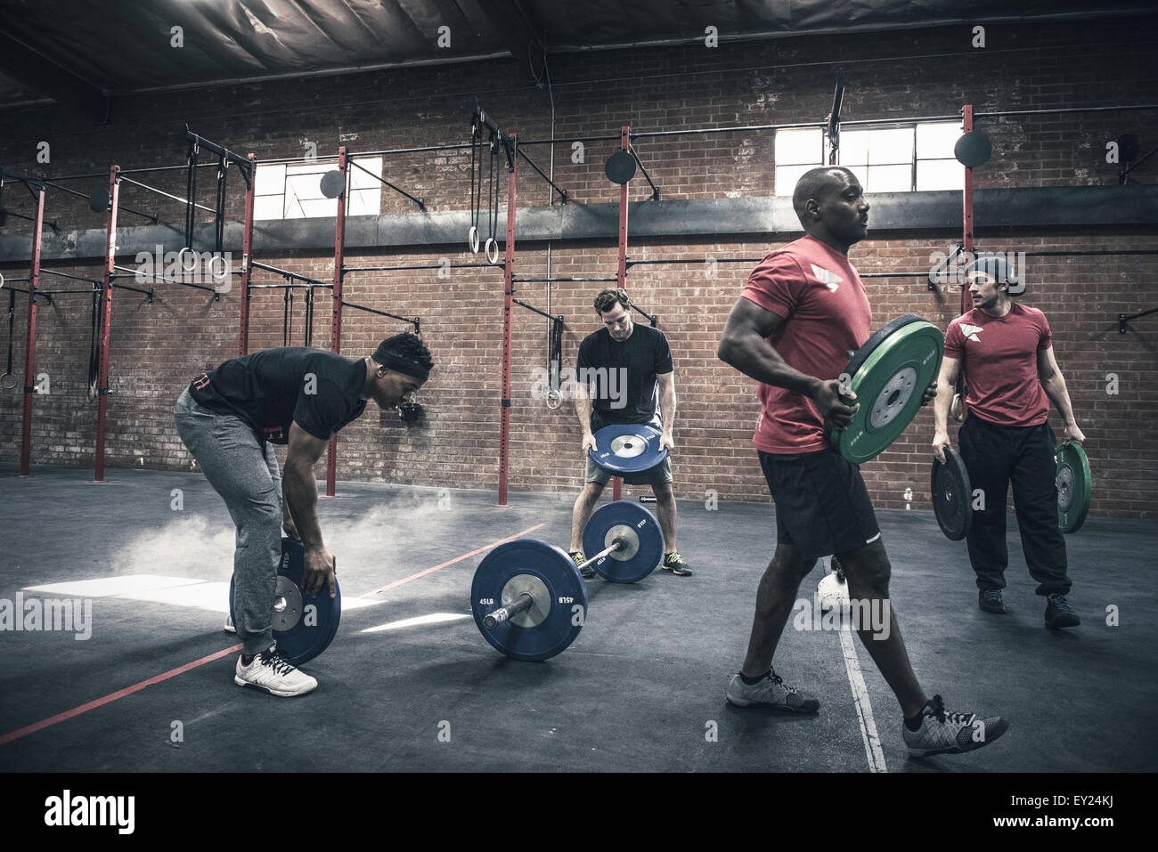 Barbells in gym hi-res stock photography and images - Alamy