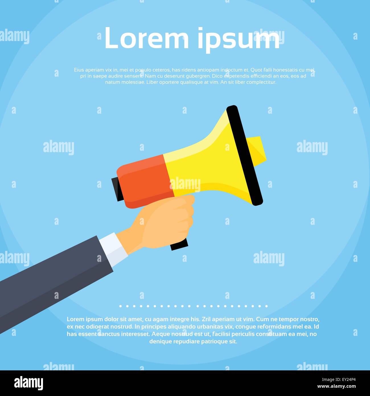 Loudspeaker announcements Stock Vector Images - Alamy