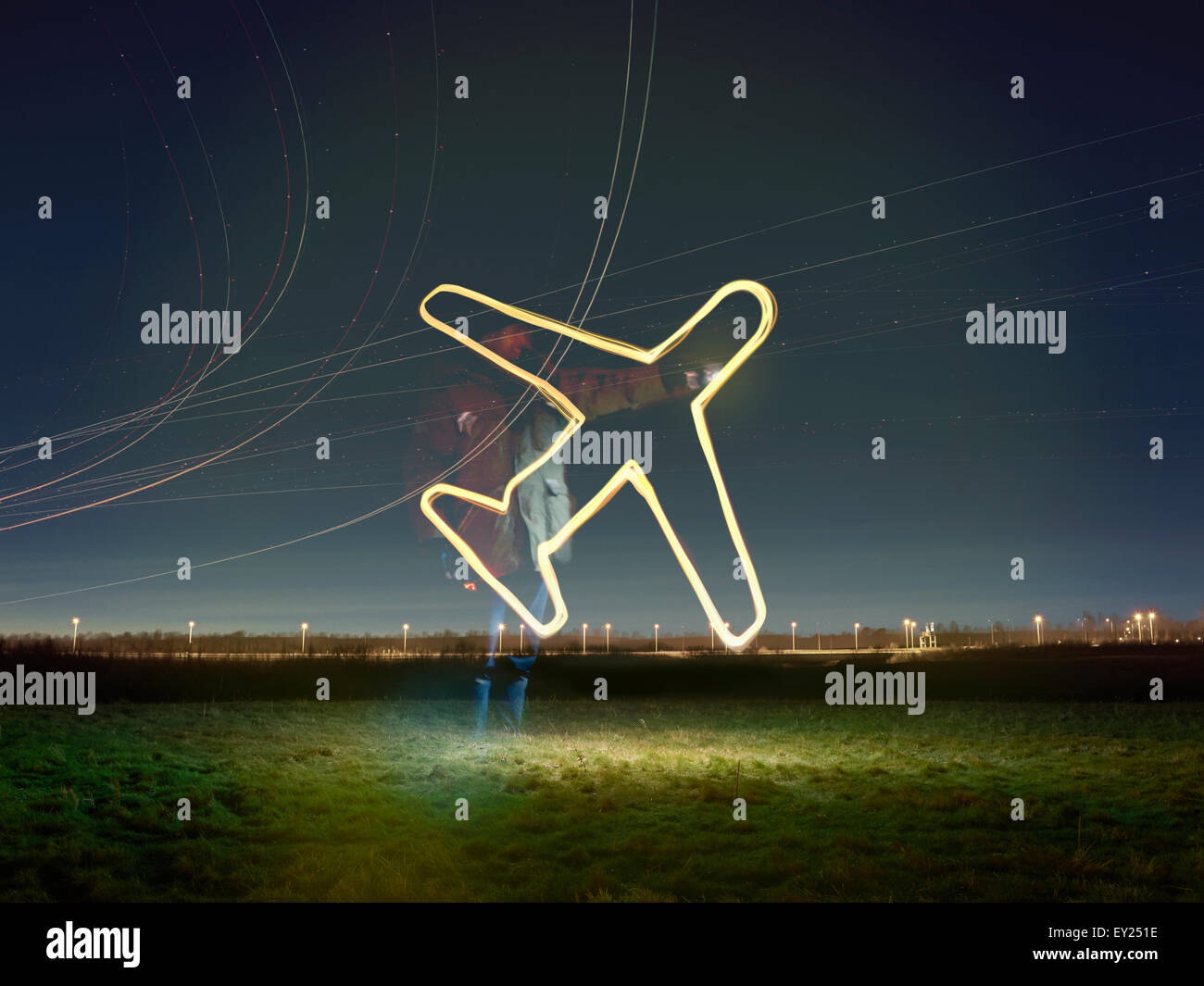 Airplane symbol hi-res stock photography and images - Alamy