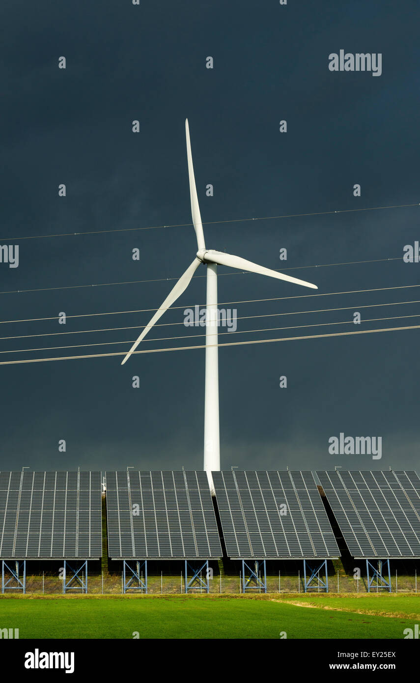 Solar wind turbine hi-res stock photography and images - Alamy