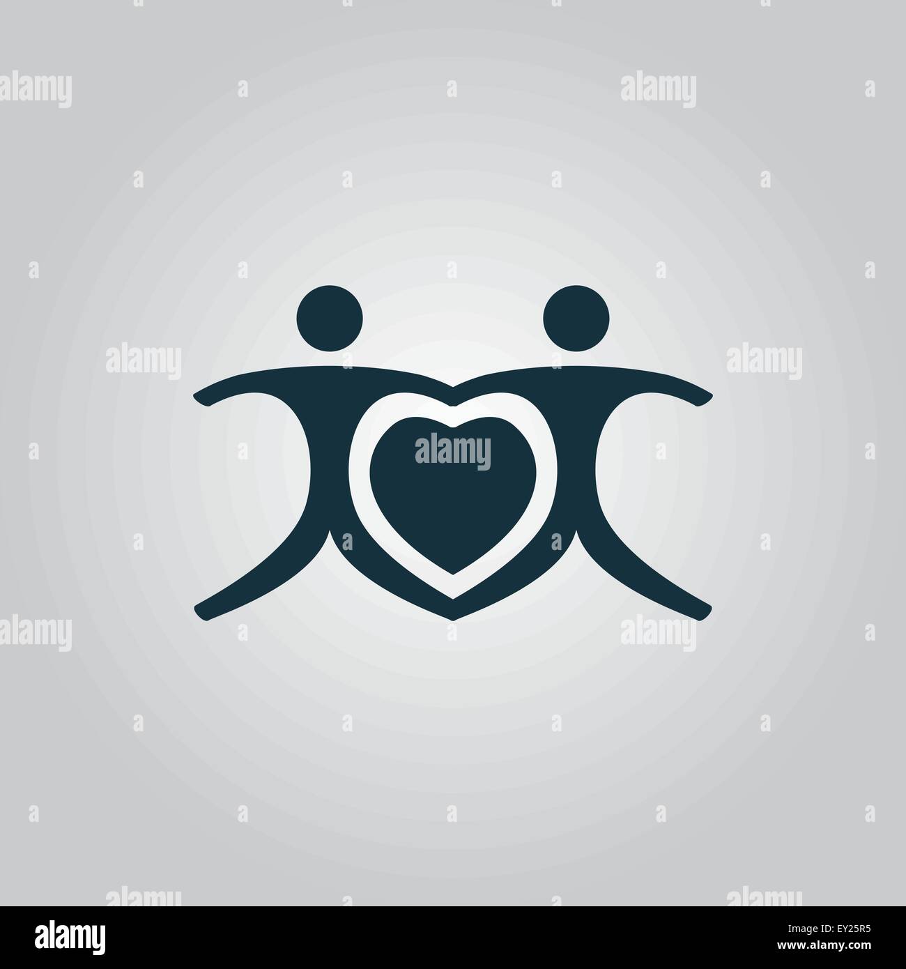 love people - heart Stock Vector Image & Art - Alamy