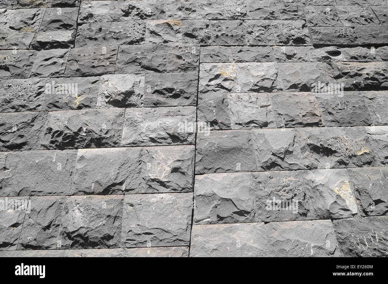 Black Lava Brick Texture Stock Photo - Alamy