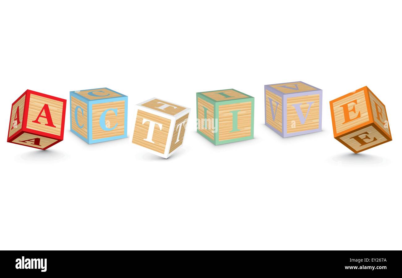 Active word Stock Vector Images - Alamy