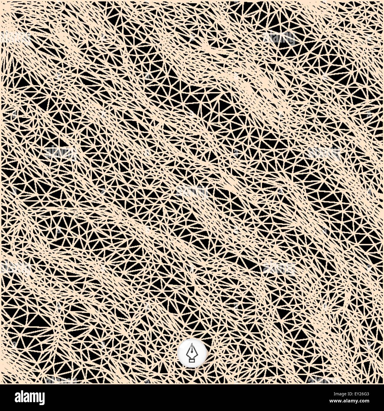 Network abstract background. 3d technology vector illustration Stock ...