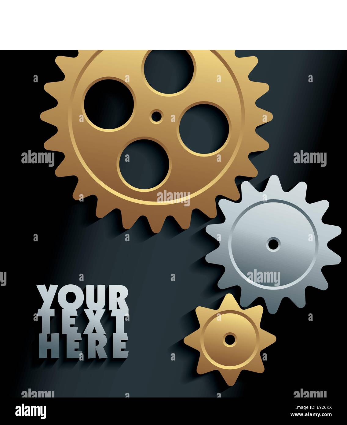 Machine gears Stock Vector Images - Alamy